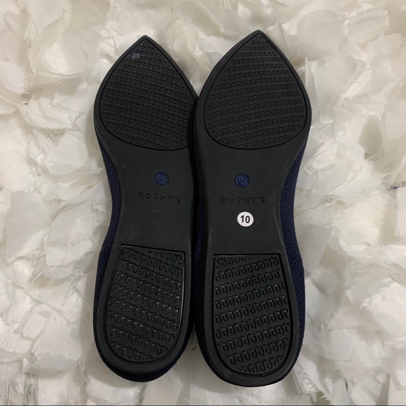 Rothy's | Shoes | Rothys Solid Black Womans Pointed Flat Shoes | Poshmark